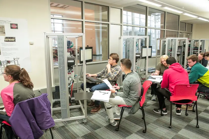 Hands-on learning in the Rockwell Automation lab - College of ...