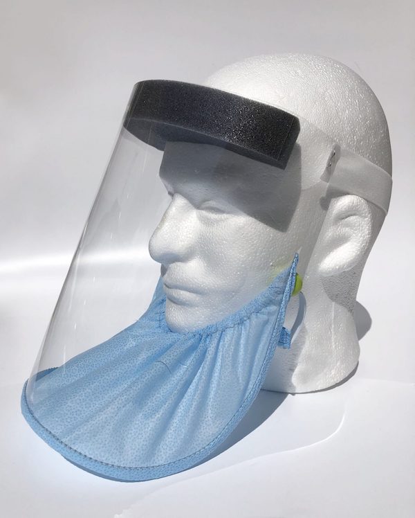 New shield couples COVID-19 protection with a clear view of the face ...