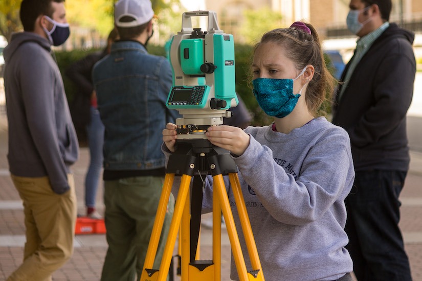 Surveying lab provides safe, valuable hands-on learning experience for ...