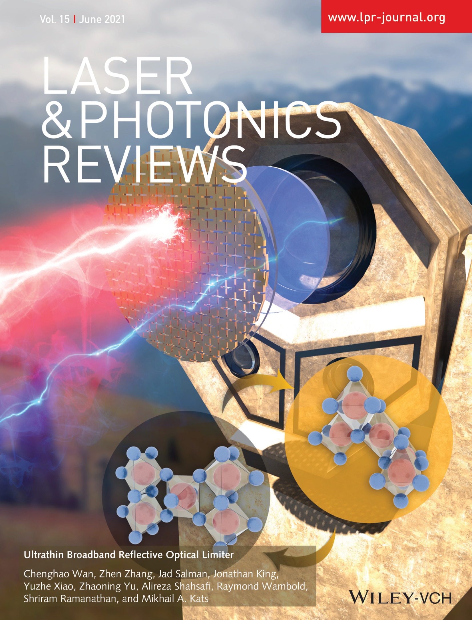 New reflective broadband limiter featured on journal cover - College of ...