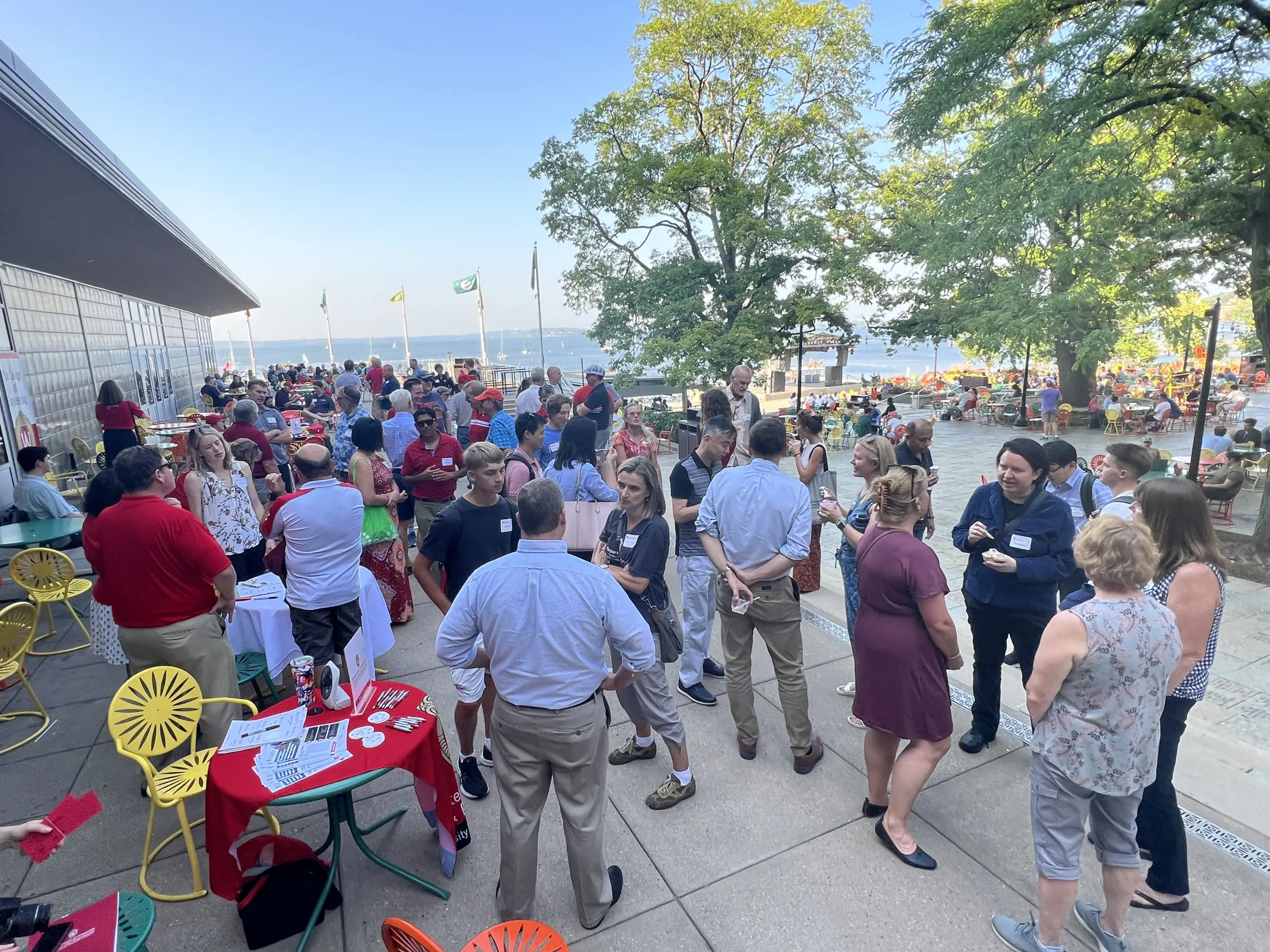 Local engineering alumni enjoy a hot night on the Terrace - College of ...