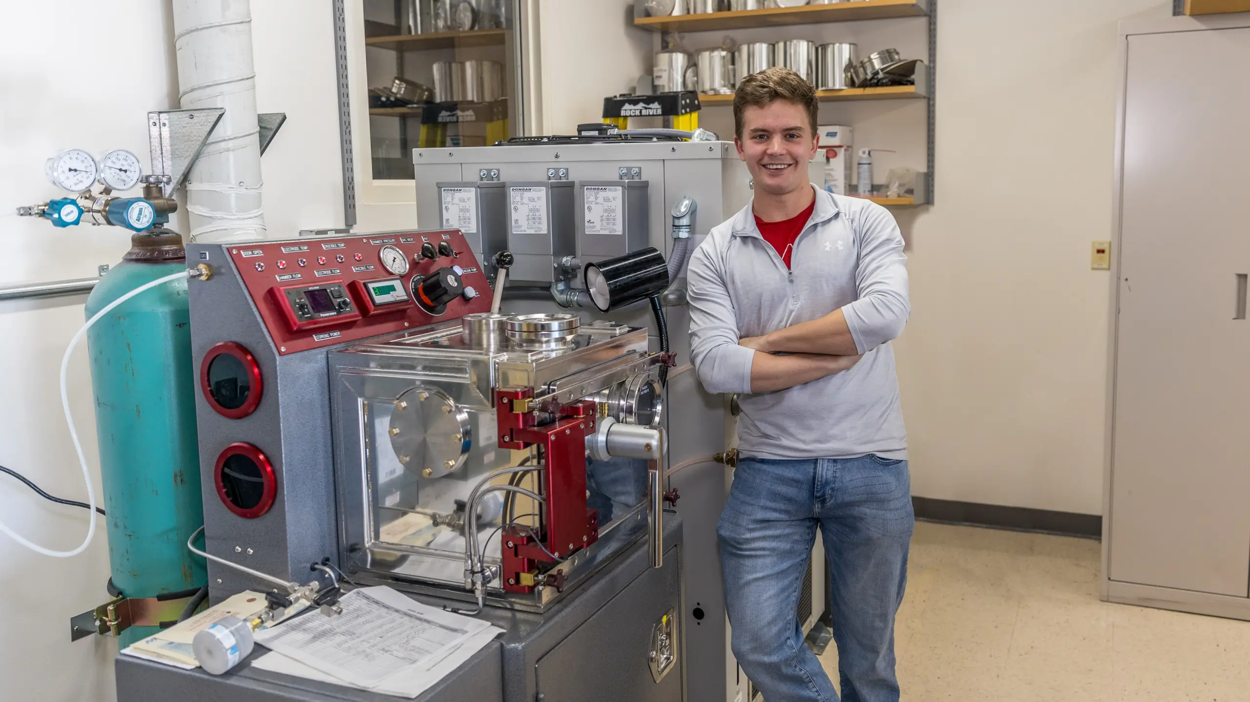 Inspired by backyard blacksmithing, undergrad metallurgical researcher ...