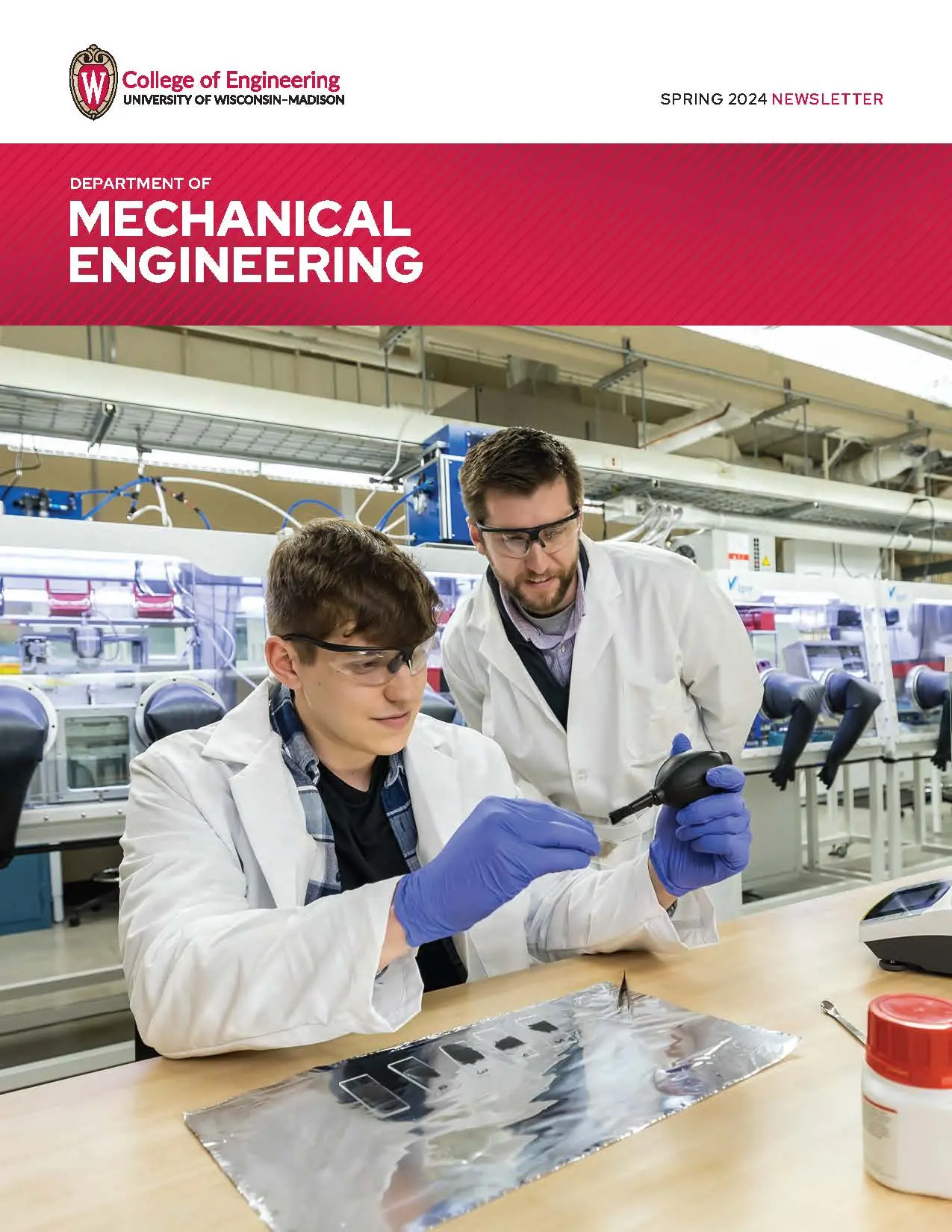 Mechanical Engineering Spring 2024 newsletter