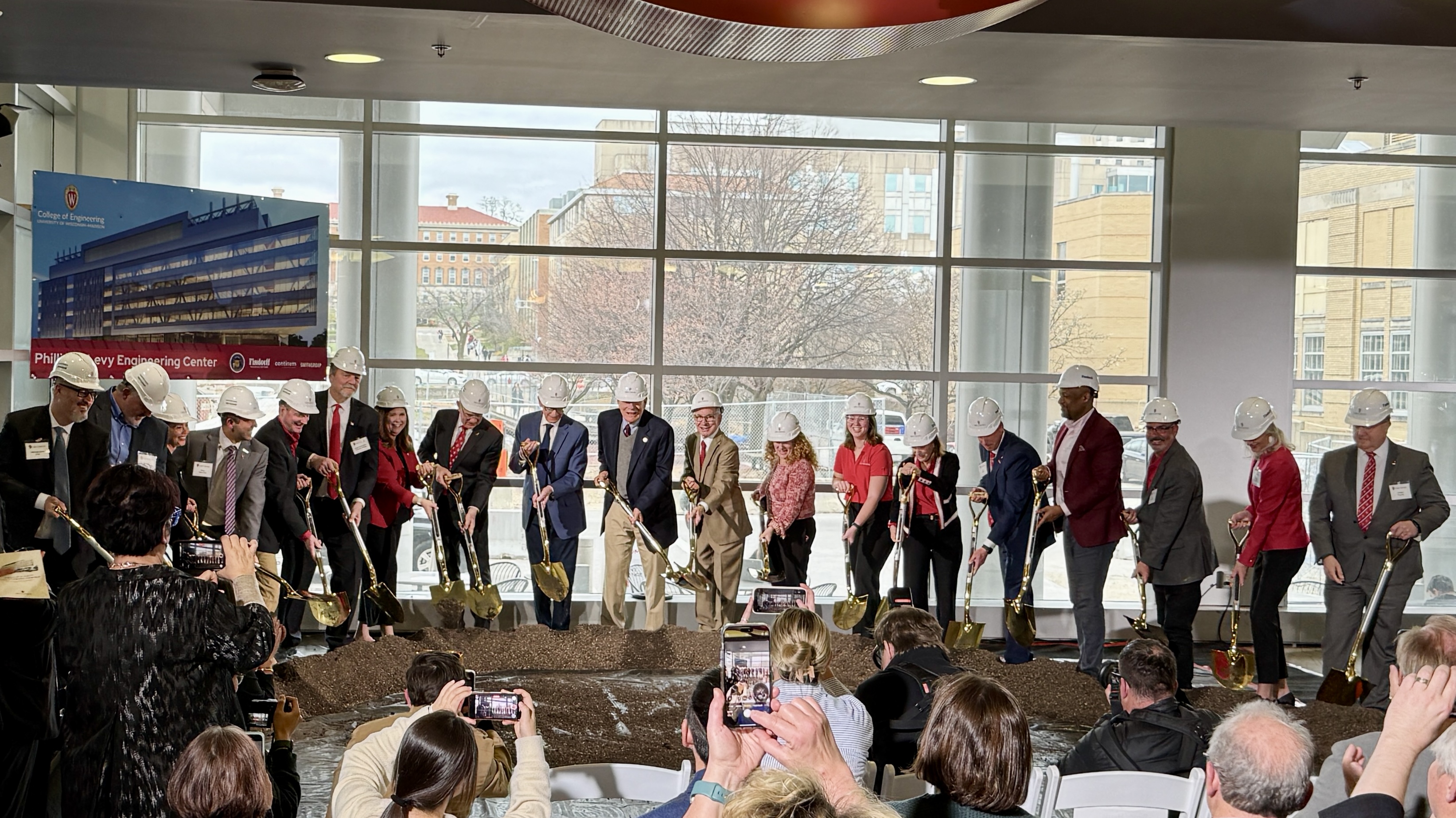 Breaking ground on Phillip A. Levy Engineering Center, UW-Madison ...