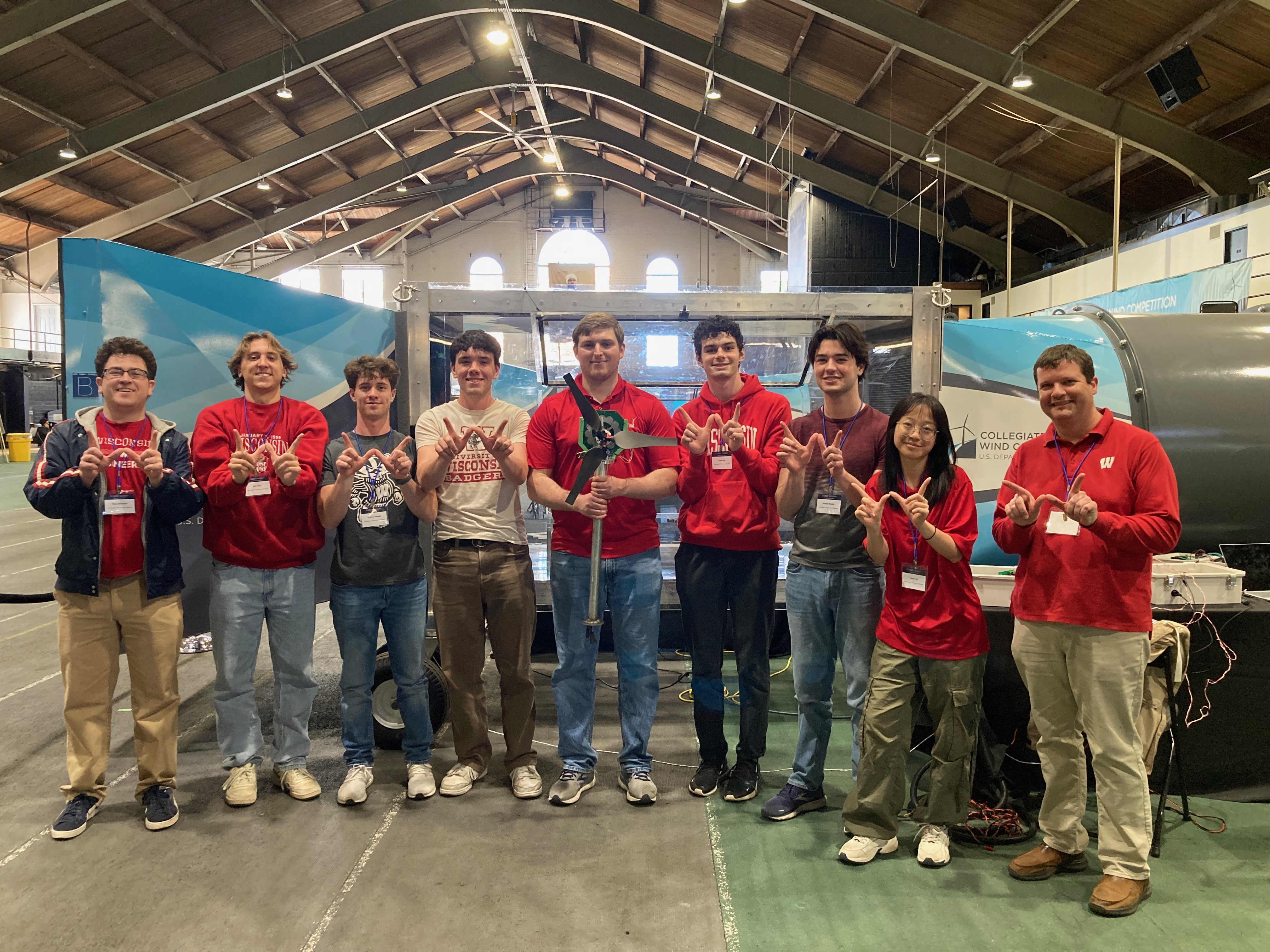 WiscWind participates in Collegiate Wind Competition 2025